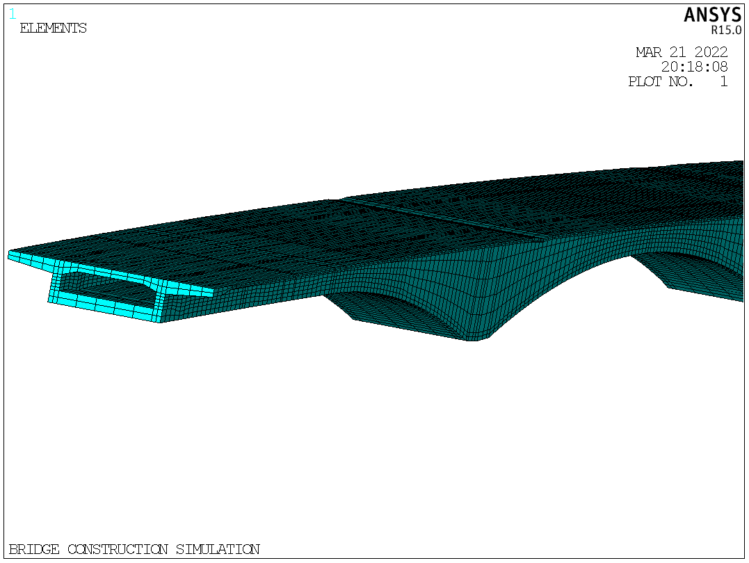 Construction Simulation of a Prestressed Reinforced Concrete Bridge ...