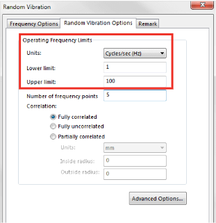 Note: Random Vibration Analysis Properties in SolidWorks Simulation ...